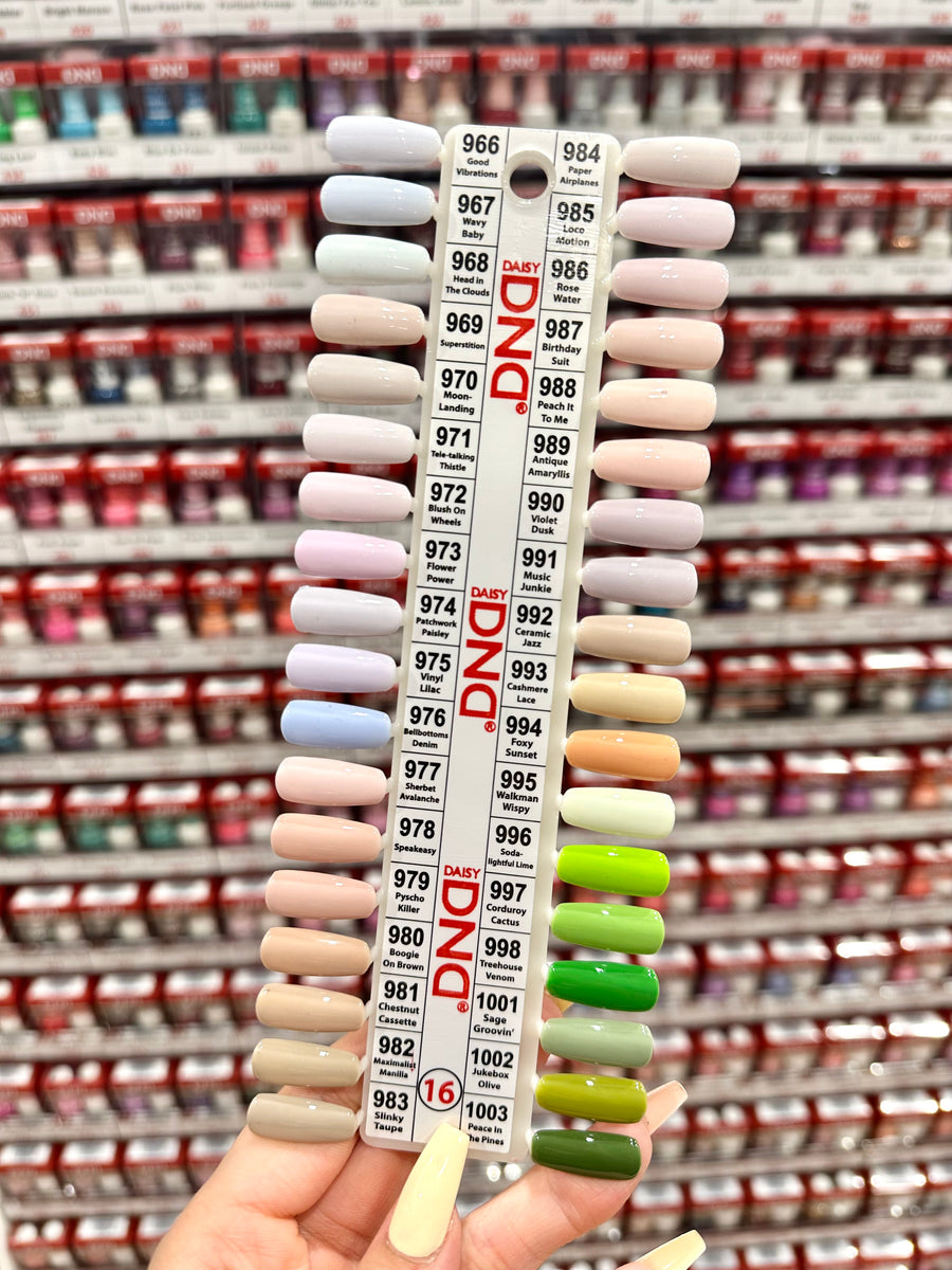 DND Newest Collection - 36 Duos Gel Polish + Nail Lacquer (966-1003 ...