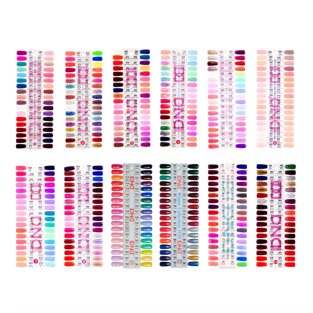 DND Gel Color Swatch – Toronto Nail & Beauty Supply